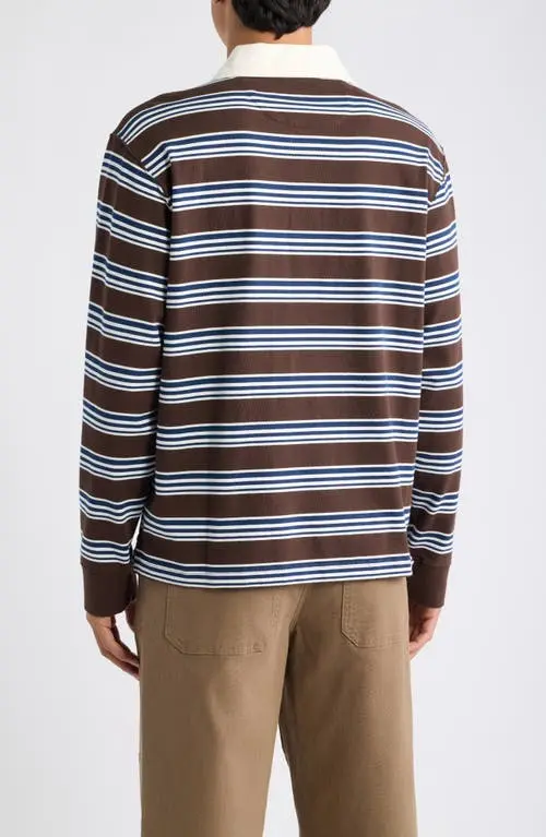 CORRIDOR Mini Stripe Cotton Rugby Shirt