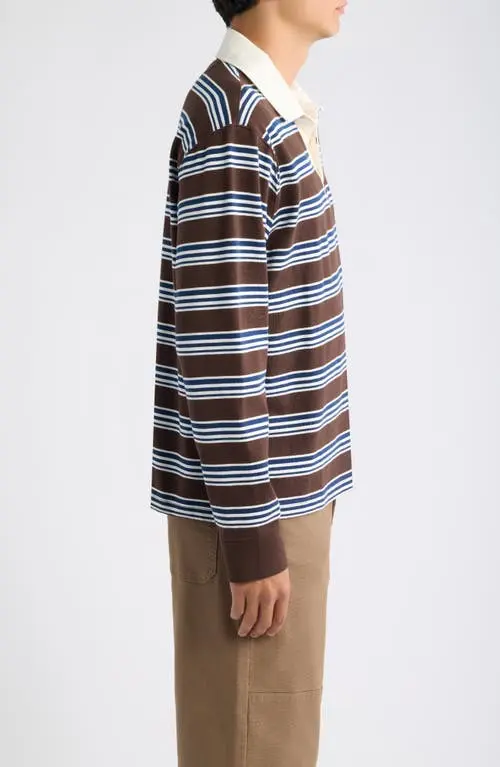 CORRIDOR Mini Stripe Cotton Rugby Shirt