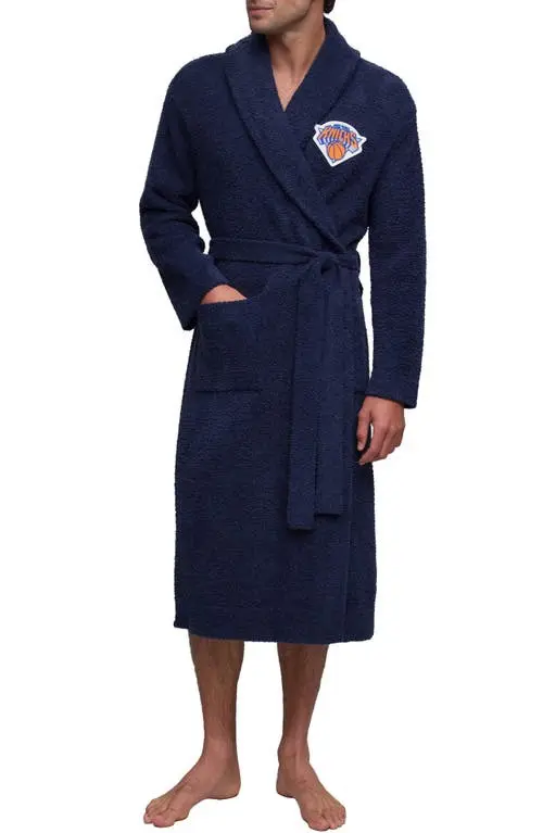 Barefoot Dreams New York Knicks Robe - Navy Blue Multi
