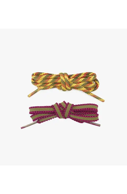 Mcm Shoelaces And Charms Set