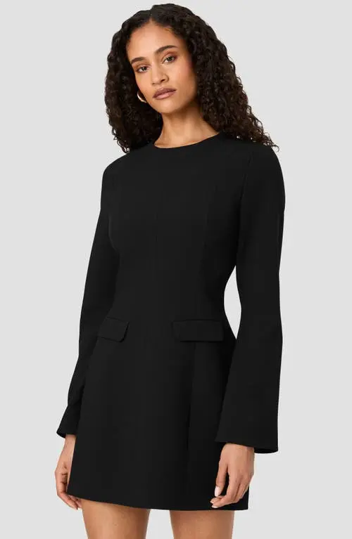 French Connection Azra Long Sleeve Twill Minidress