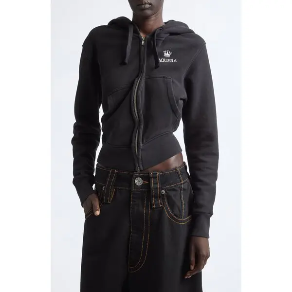 Vaquera Twisted Cotton Fleece Hoodie