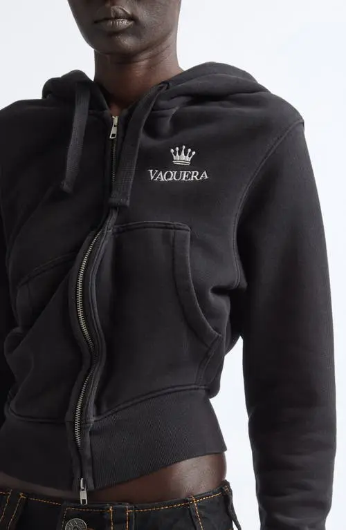 Vaquera Twisted Cotton Fleece Hoodie