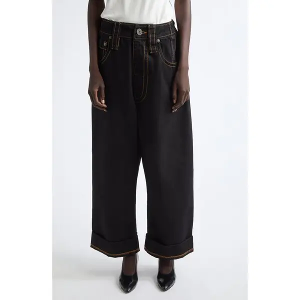 Vaquera Baby Barrel Jeans - Black