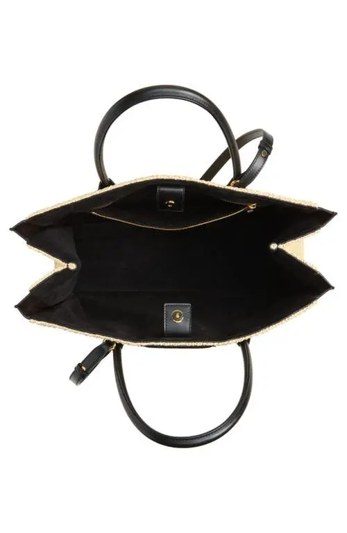 Givenchy Medium Antigona Raffia Effect & Leather Catchall