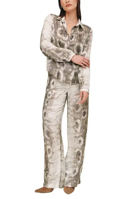 Bella Dahl Wide Leg Snake Print Pants