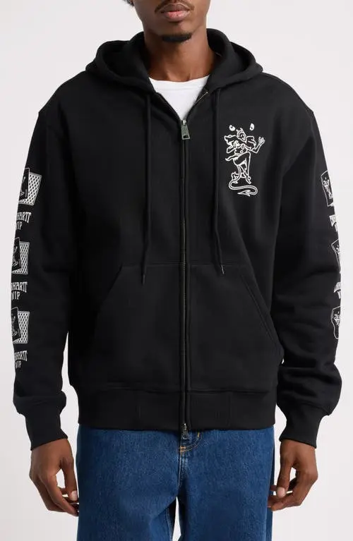 Carhartt Work In Progress Playing Cards Zip Hoodie