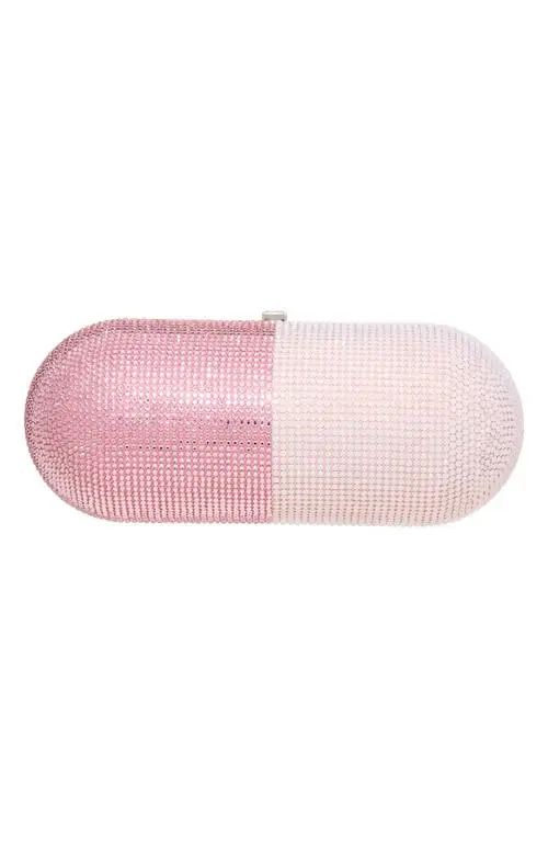 Judith Leiber Happy Pill Capsule Crystal Evening Bag