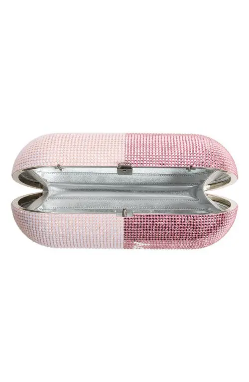 Judith Leiber Happy Pill Capsule Crystal Evening Bag