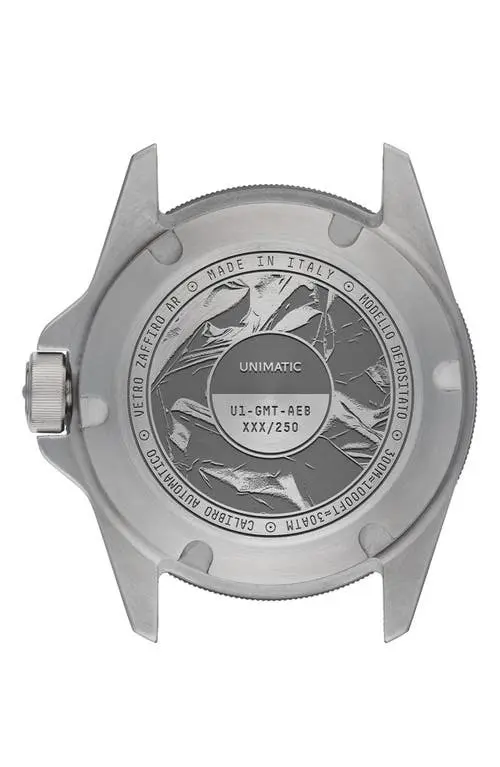 UNIMATIC Modello Uno U1-gmt Automatic Watch - Black