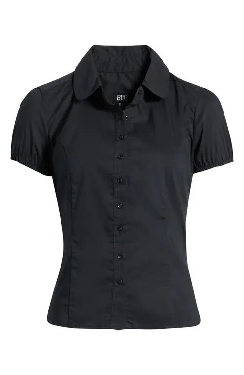 BDG URBAN OUTFITTERS Clover Short Sleeve Button-up Shirt