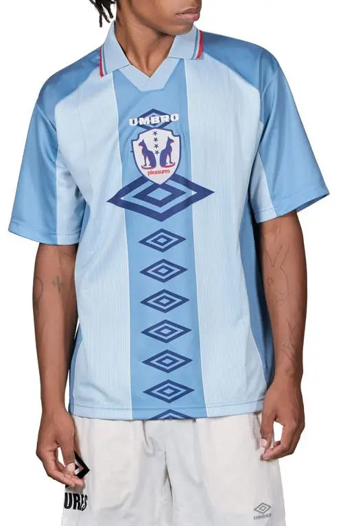 PLEASURES X Umbro Two Cats Short Sleeve Jersey