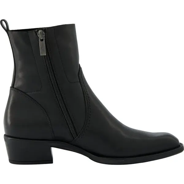 Paul Green Fortuna Leather Bootie - Black Leather