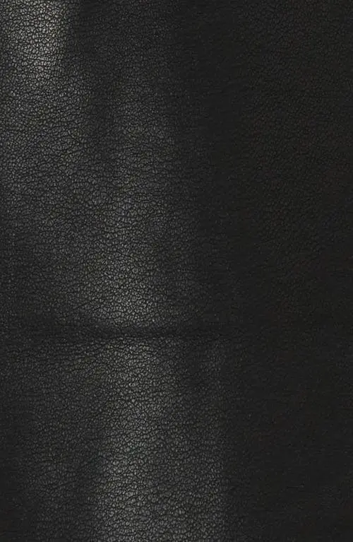 Halogen High Neck Faux Leather Bomber Jacket