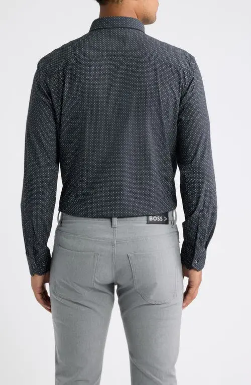 Johnston & Murphy Xc+™ Motion Microdot Knit Button-up Shirt