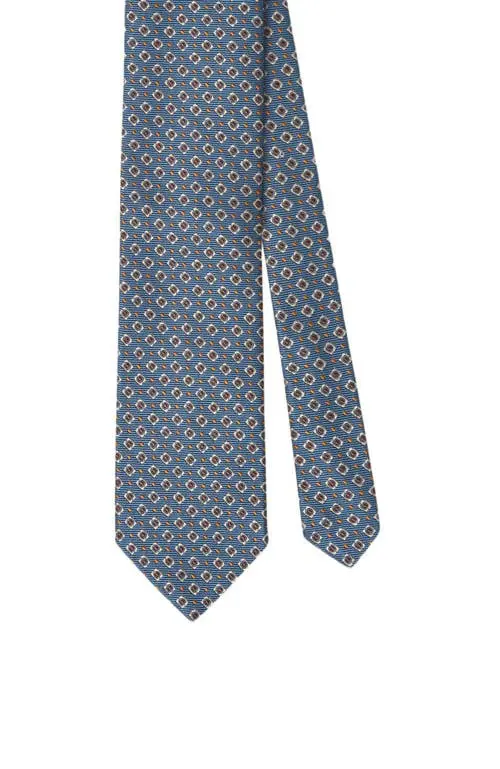 Robert Talbott Robert Geo Neat Best Of Class Necktie - Blue