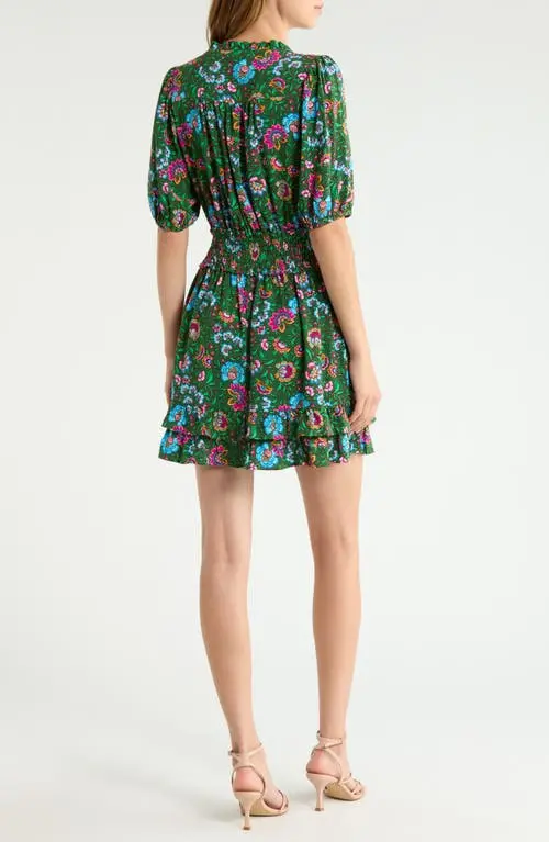 SUGARLIPS Jurie Smocked Waist Minidress