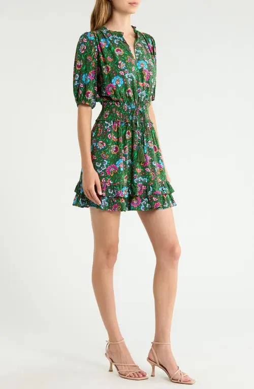 SUGARLIPS Jurie Smocked Waist Minidress
