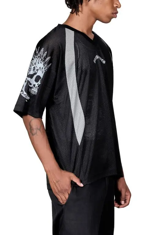 PLEASURES Screws Mesh Football Jersey