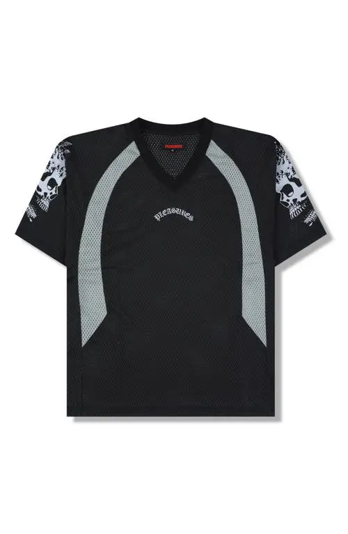 PLEASURES Screws Mesh Football Jersey