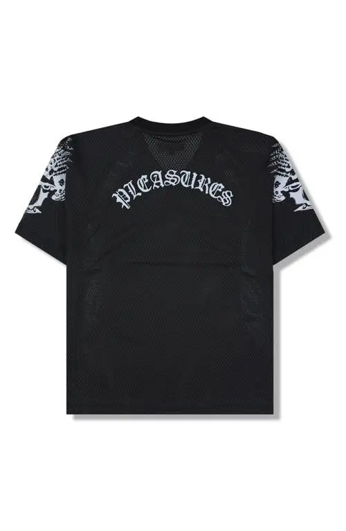 PLEASURES Screws Mesh Football Jersey