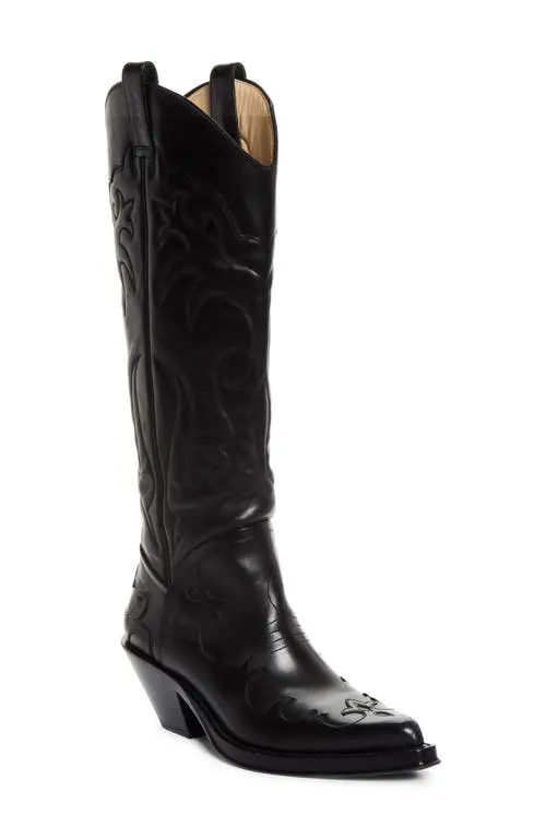 Gabriela Hearst Capitana Western Boot - Black