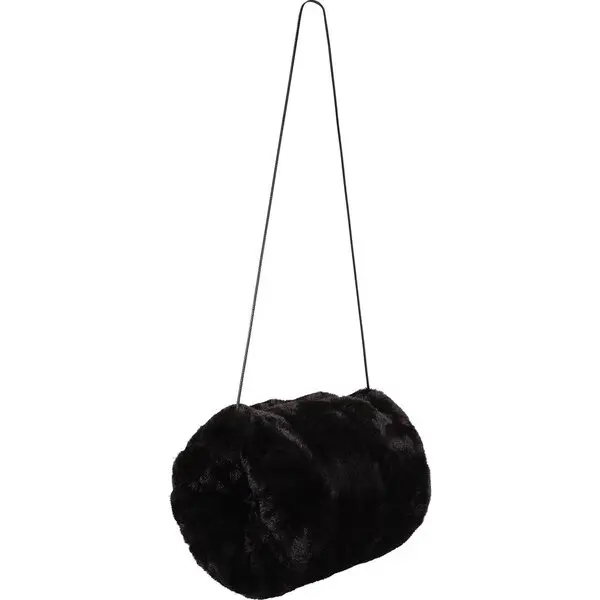 Echo Faux Fur Muff - Black