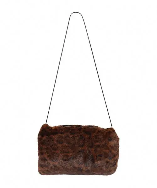 Echo Faux Fur Muff - Brown