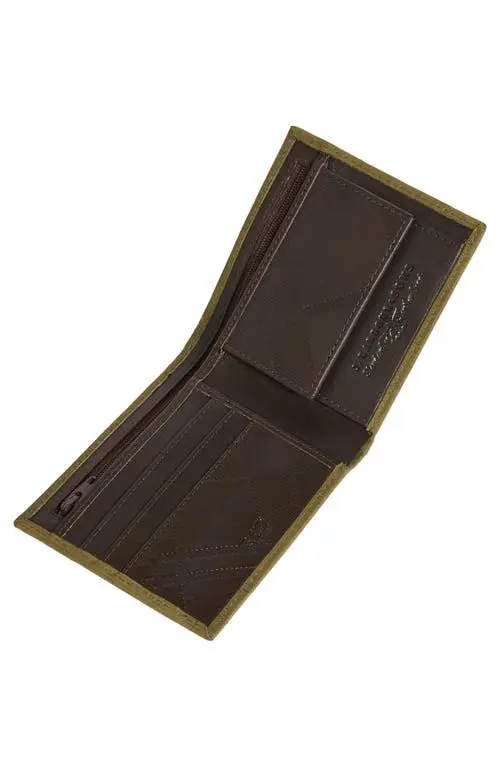 Barbour Beith Tartan Nubuck Leather Wallet