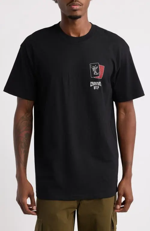 Carhartt Work In Progress Playing Card Organic Cotton Graphic T-shirt