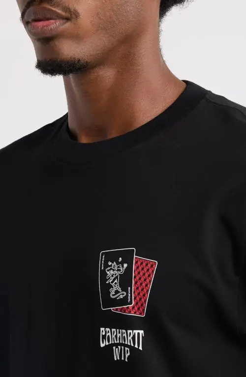 Carhartt Work In Progress Playing Card Organic Cotton Graphic T-shirt