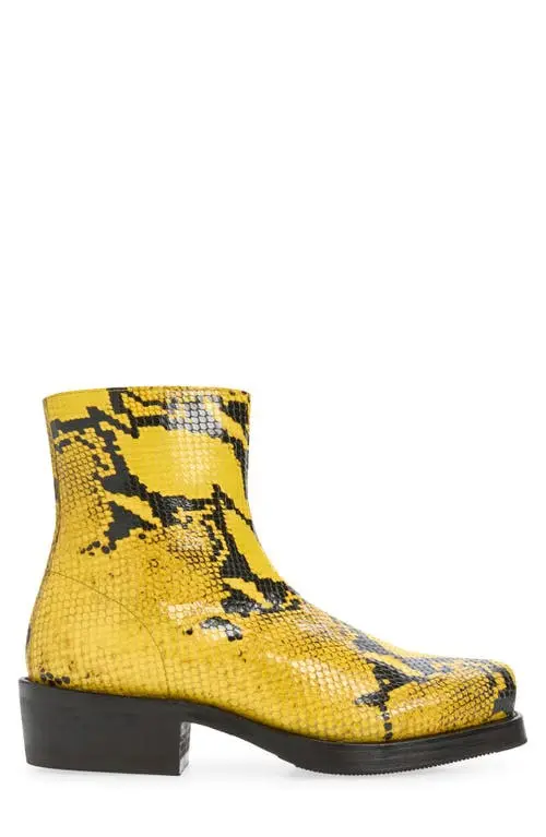 SECOND / LAYER Charro Skin Embossed Boot