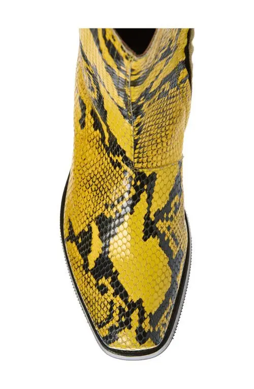 SECOND / LAYER Charro Skin Embossed Boot