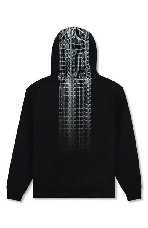 PLEASURES Blurred Logo Graphic Hoodie