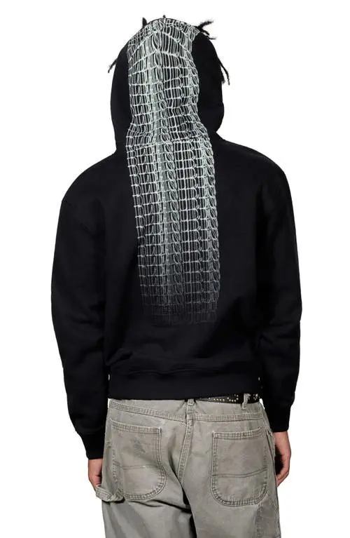 PLEASURES Blurred Logo Graphic Hoodie