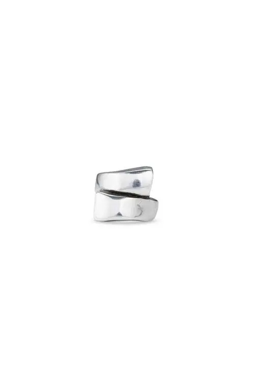 UNODE50 Sterling -plated Spiral Ring