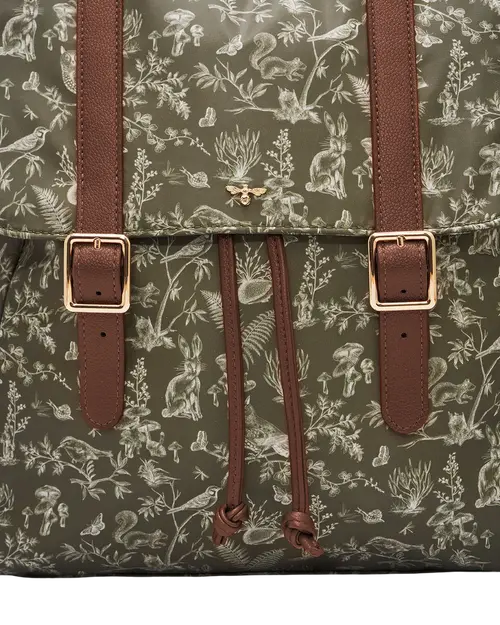 FABLE ENGLAND Flora Orla Scene Print Backpack