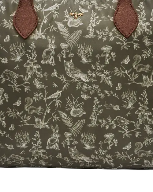 FABLE ENGLAND Edith Orla Scene Print Tote Purse