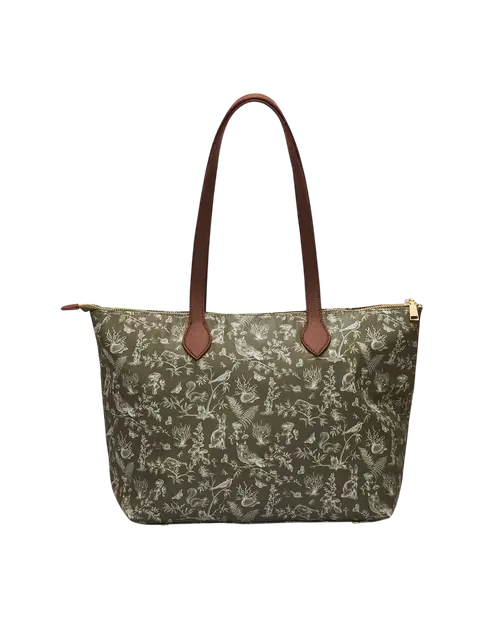 FABLE ENGLAND Edith Orla Scene Print Tote Purse