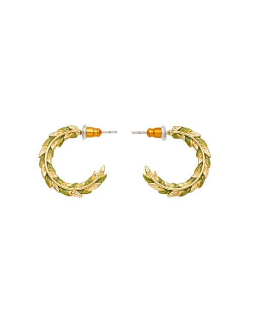 FABLE ENGLAND Wheat Hoop Earrings
