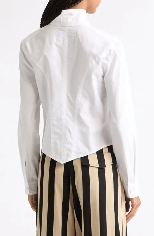 R13 Asymmetrical Front Shirt