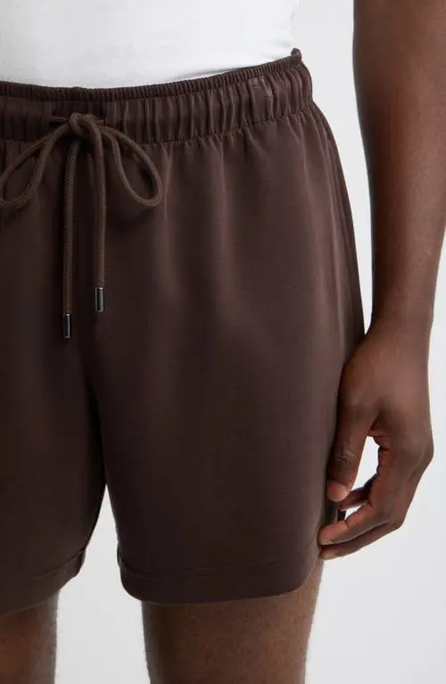 Daniel Buchler Butter Soft Lounge Shorts - Hickory