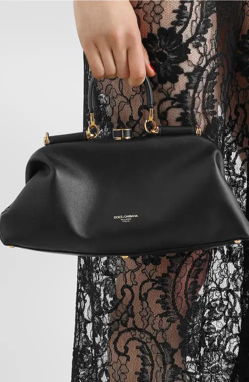 Dolce & Gabbana Nappa Leather Handbag - Nero