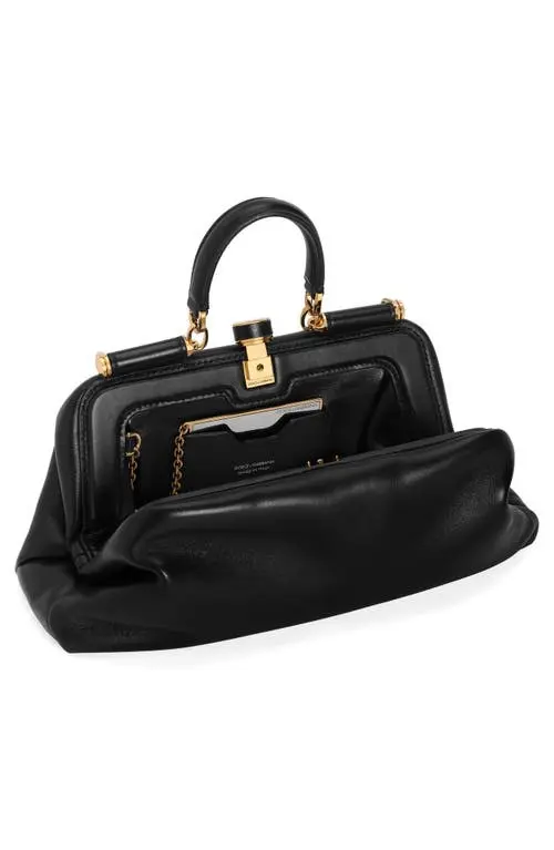 Dolce & Gabbana Nappa Leather Handbag - Nero
