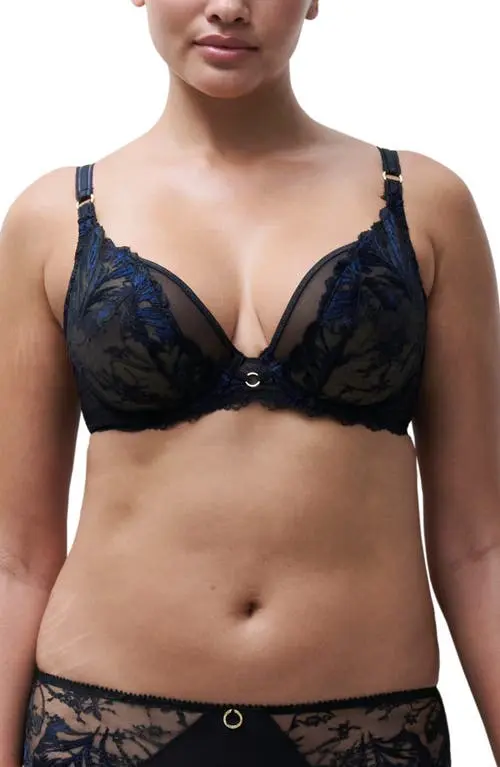 Chantelle Illusion Underwire Bra - Twilight Black