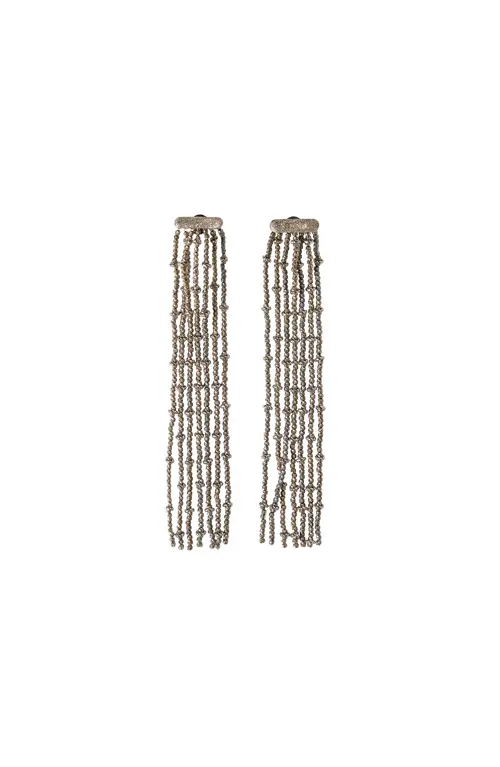 Brunello Cucinelli Frayed Earrings