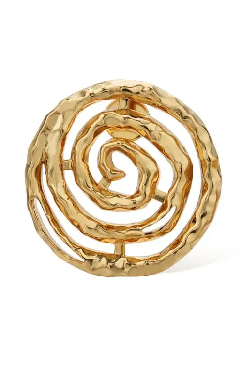 RETRO CHIC Eternal Spiral Round Earring