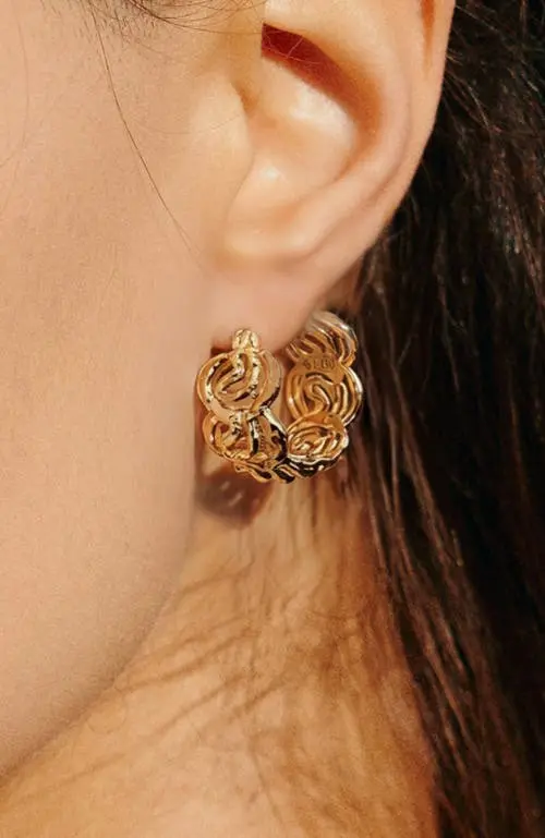 RETRO CHIC Mono Spiral Earring