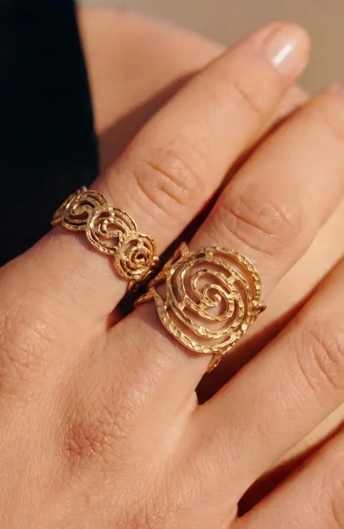 RETRO CHIC Eternal Spiral Small Ring
