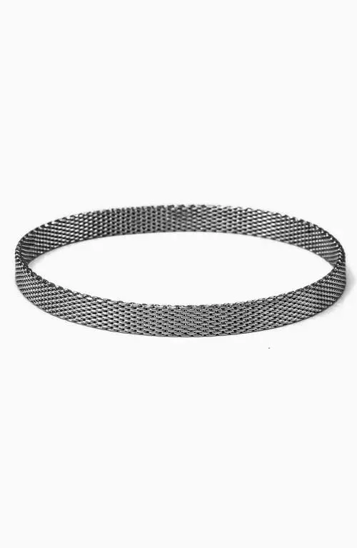 BEARFRUIT JEWELRY Sarah Bracelet Bold Trendy Layering Statement - Dark Grey